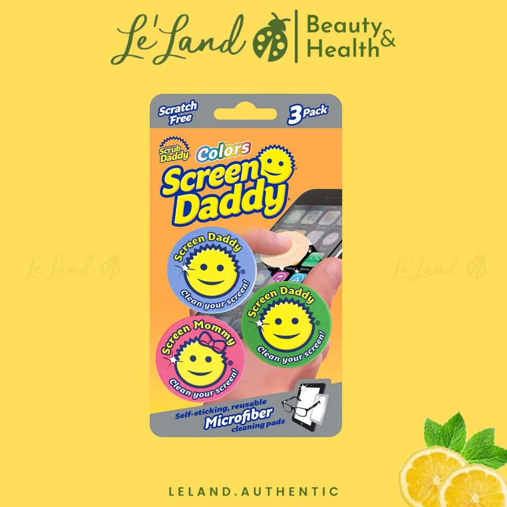Miếng lau màn hình điện thoại, ipad Scrub Daddy SCREEN DADDY COLORS Dễ ...