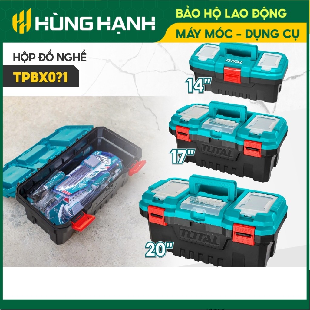 Thùng đựng đồ nghề Total TPBX0141 TPBX0171 nhiều kích thước 14 - 20 ...
