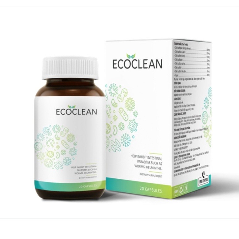 Viên Uống ECOCLEAN - hộp 20 viên | Shopee Việt Nam