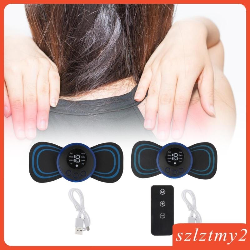 Máy mát xa cổ điện 8 chế độ 19 cấp độ Miếng dán mát xa toàn thân cho cổ ...