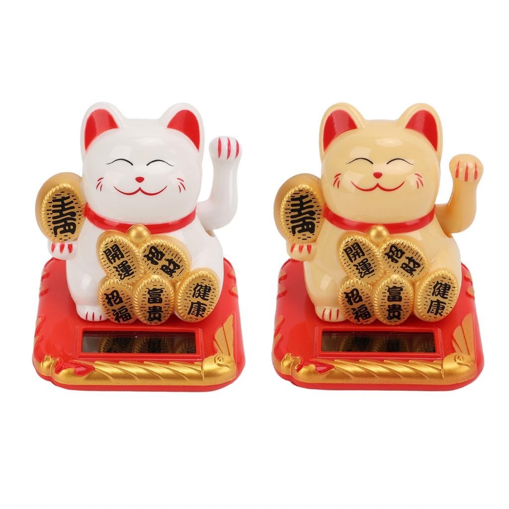 Floorr Chinese Waving Cat Symbols Of Auspiciousness Lucky for Bedroom ...