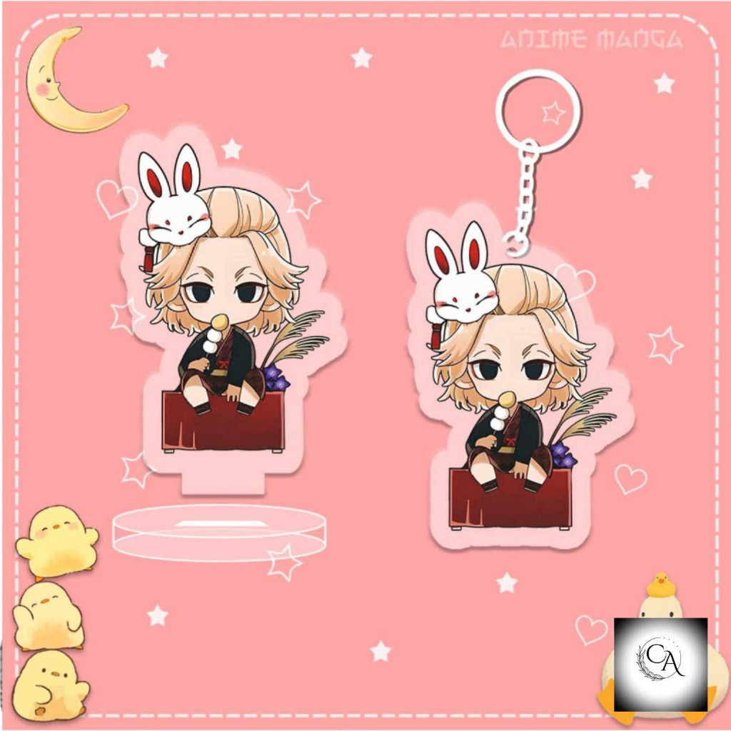 Mô Hình Standee Tokyo Revengers Chibi Móc Khoá Takemichi Mikey Draken ...