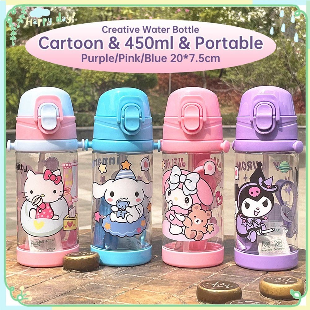 [COD] Ấm đun nước siêu tốc Sanrio 450ml Giai điệu dễ thương của tôi Hello Kitty Kuromi Bình uống ...