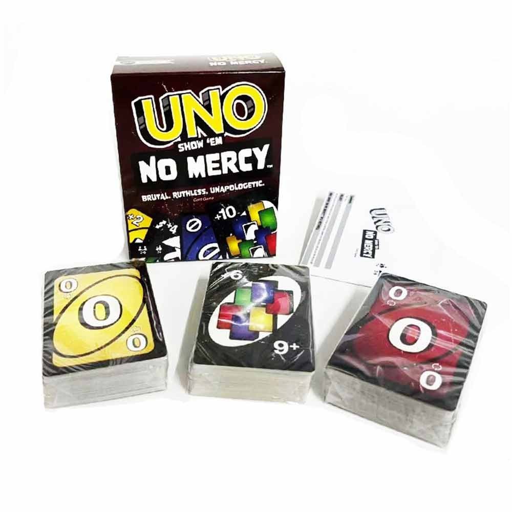 Uno Show Em No Mercy card game / UNO FLIP card game Nhiều Màu Sắc Thú ...