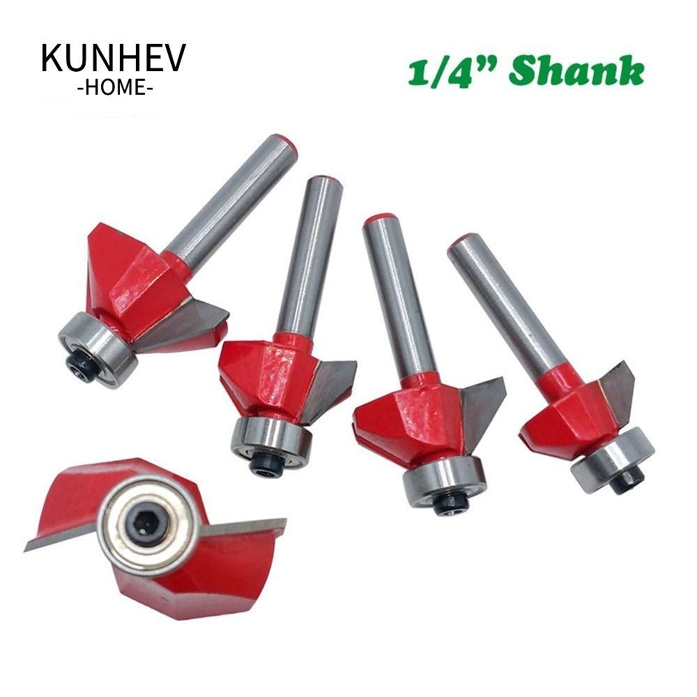 KUNHEV Router Bit Mũi khoan bền Dụng cụ chế biến gỗ chuôi 6,35mm ...