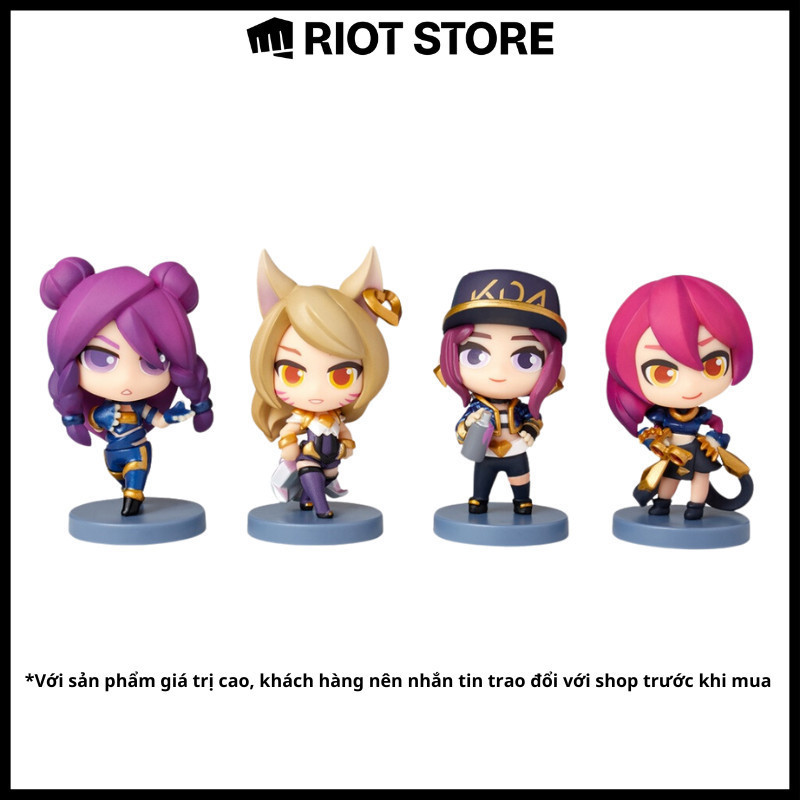 Mô hình LMHT Set KDA 4 figure 7cm - K/DA Team Minis Set [Kaisa, Ahri, Akali, Evelynn] | Shopee ...