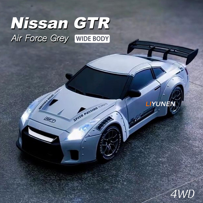 Gtr Không Quân Màu Xám 4WD RC Drift Đua Xe Nissan Xe Điều Khiển Từ Xa Porsche 911 Dodge Hellcat ...