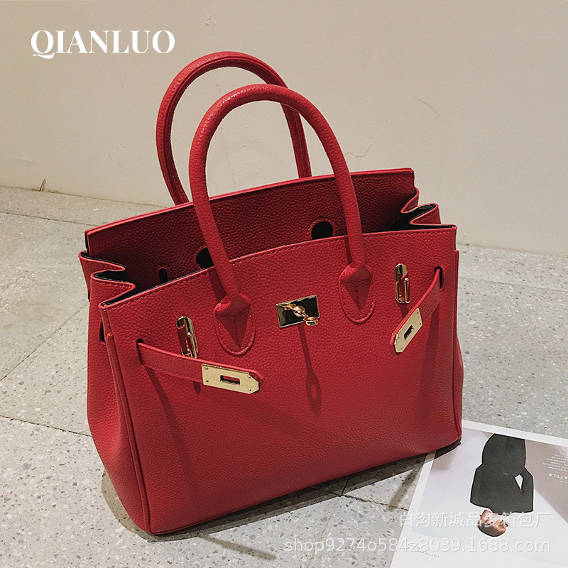 QIANLUO túi xách nữ tote công sở văn phòng to đeo vai đi học đi làm ...