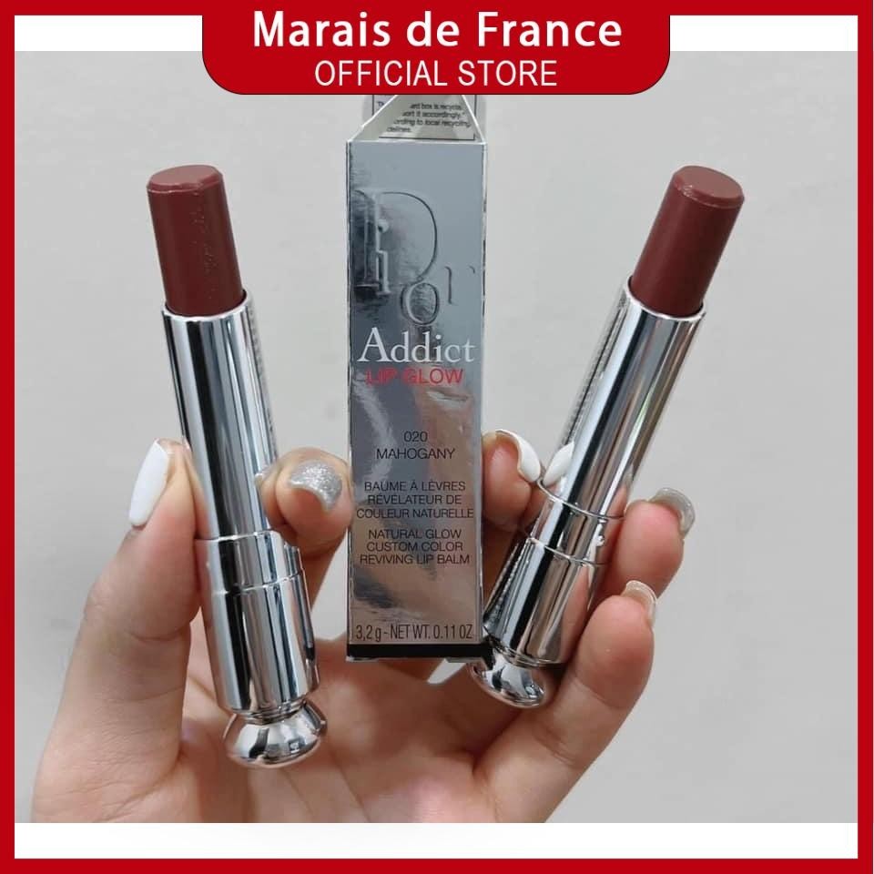 Son Dưỡng Dior Addict Lip Glow 020 Mahogany Fullsize Fullbox | Shopee ...