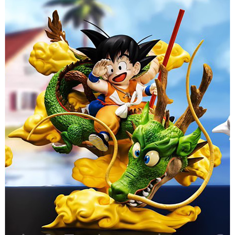 Anime Dragon Ball Z Little Goku Ride the Shenron Hình Somersault Cloud ...