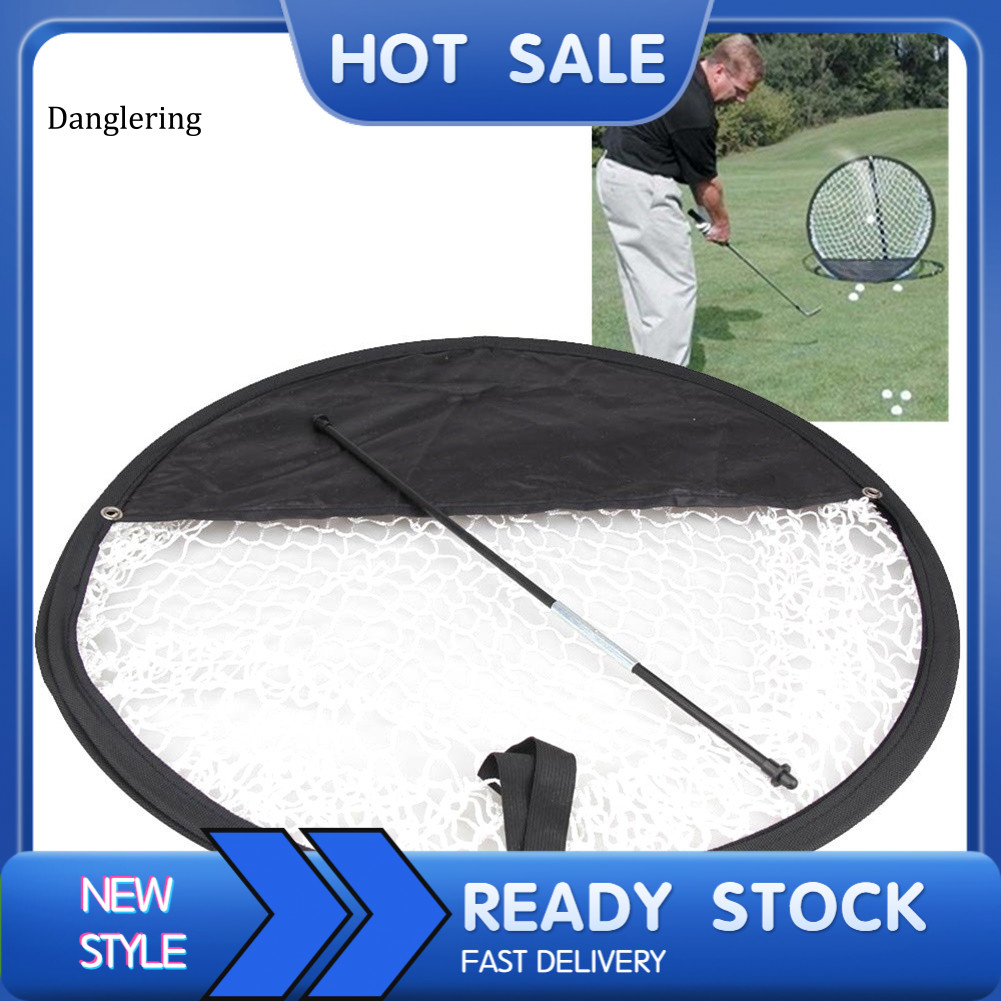 Dl Portable Pitching Golf Target Training Practice Chipping Hitting Net ...
