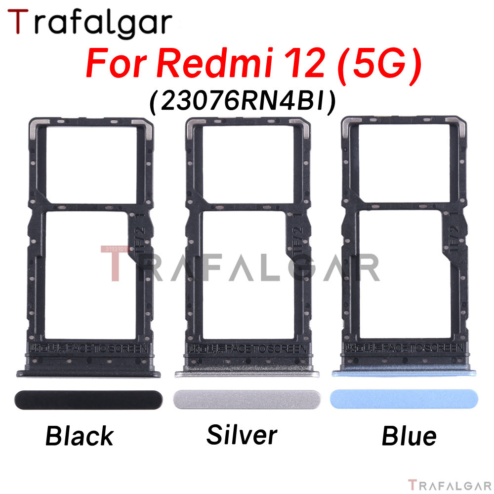 Khay Thẻ SIM Cho Xiaomi Redmi 12 5G 23076RN4BI Khe Cắm SIM Ổ Cắm ...