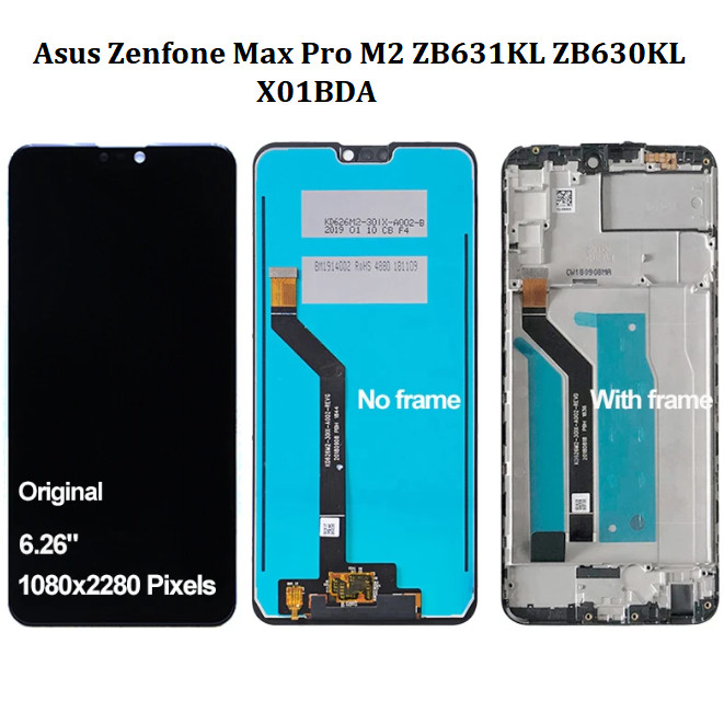 Chính hãng có khung cho Asus Zenfone Max Pro M2 ZB631KL ZB630KL X01BDA ...