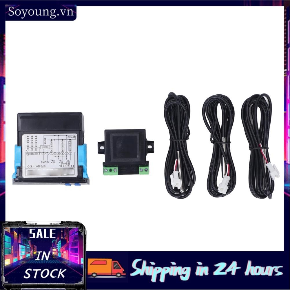 Temperature Controller Kit 3 Way Output Thermostat Alarm Function High ...