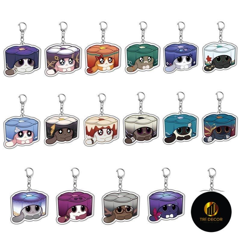 [Gác lửng] Móc khóa acrylic đường sắt mái vòm ngôi sao Himeko Aojak ...