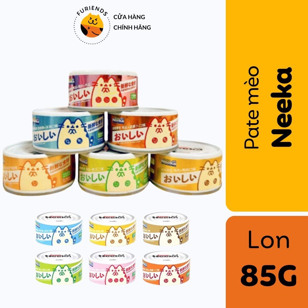 [HOẢ TỐC]Pate Neeka Lon 85g Cho Chó Mèo Nhiều Vị Bổ Sung Dinh Dưỡng -Furiends Official Store ...