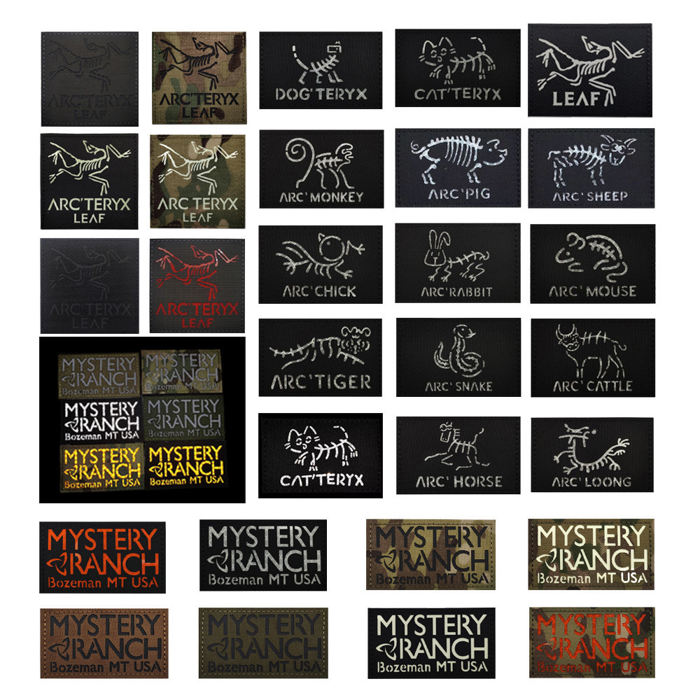 Thiết Kế Mới Đầu Lâu Series IR Phản Quang Velcro Băng Tay Động Vật Huy ...