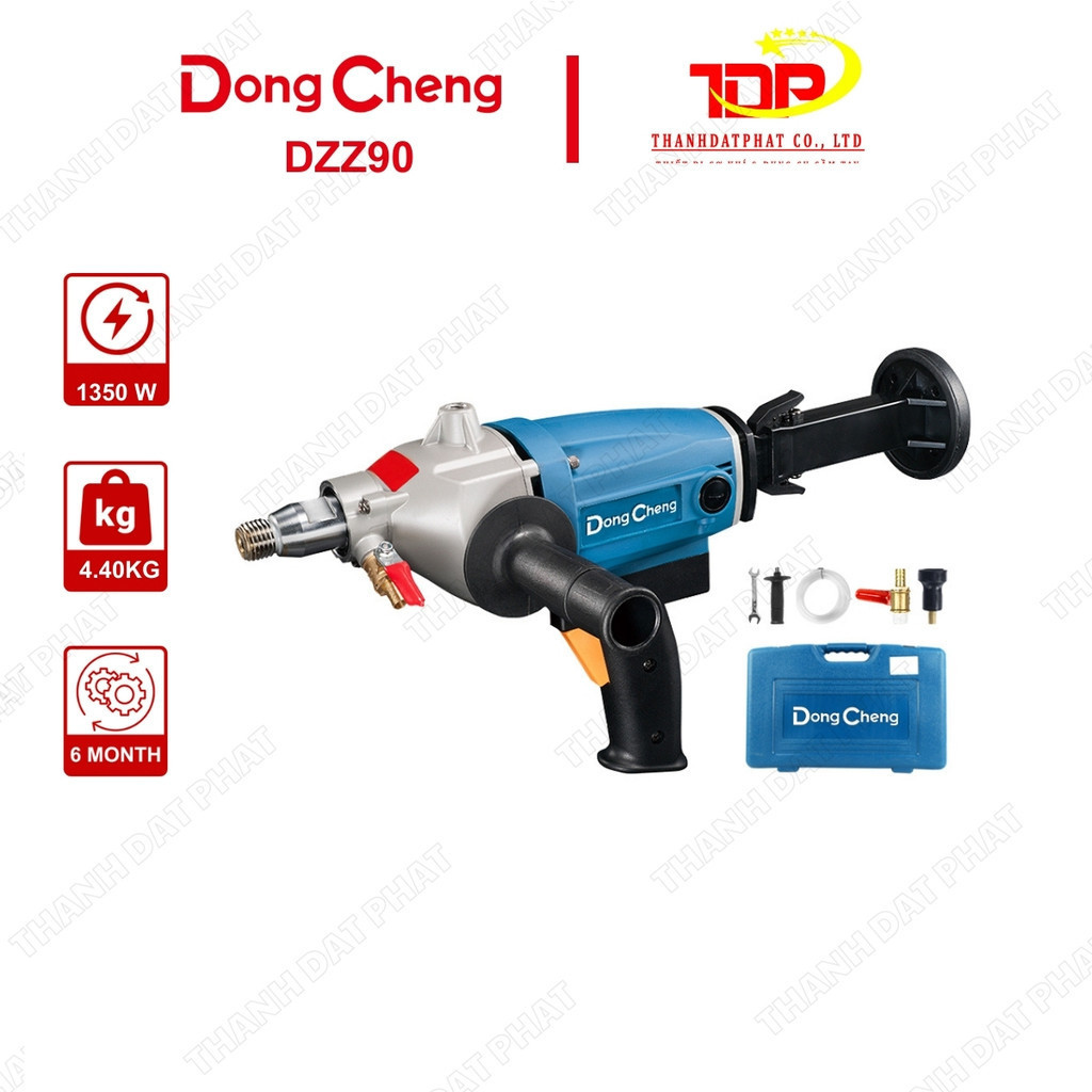 Máy Khoan Rút Lõi Bê Tông Dongcheng DZZ90 Công Suất 1350W - Khả Năng ...