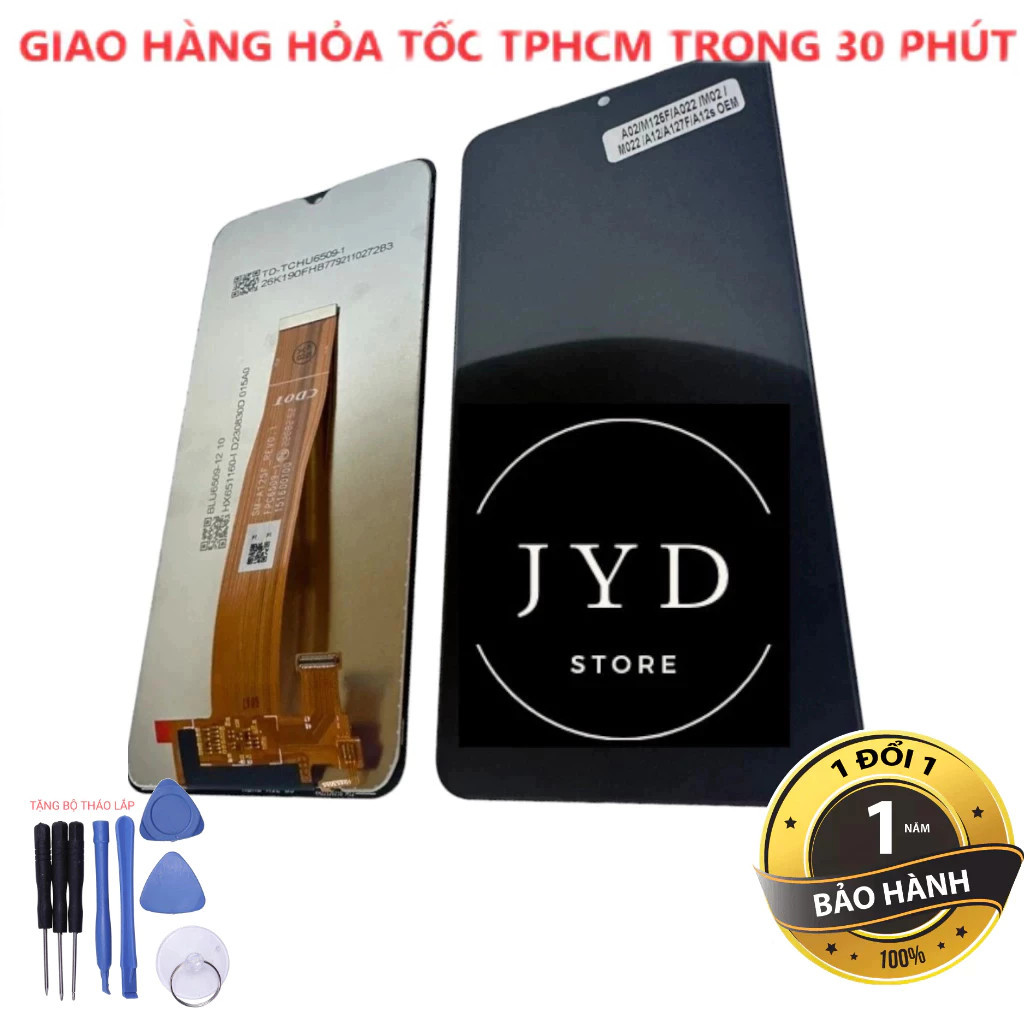 Màn hình Samsung A02/M125F/A022 /M02 /M022 //A12/A127F/A12s Zin TẶNG ...