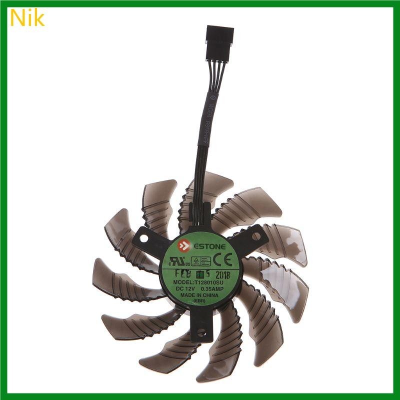 Quạt Niki VGA T128010Su cho Gigabyte GTX1050 1060 1070 1080 N960 N970 ...