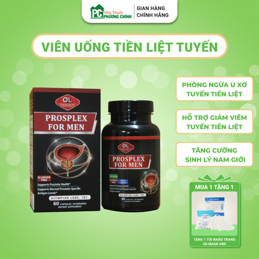 Viên Uống Tiền Liệt Tuyến Prosplex For Men Olympian Labs Giúp Giảm Phì ...