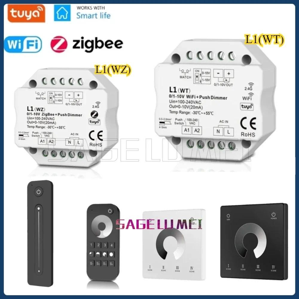 Bộ điều khiển điều chỉnh độ sáng LED Zigbee 0 / 1-10V Bộ điều chỉnh độ sáng đẩy R11 / L1 (WT ...