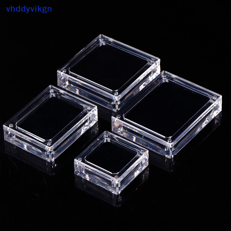 Vhdd Acrylic Glass Top Gem Box Đá quý Kim cương trưng bày Giá đỡ lưu ...