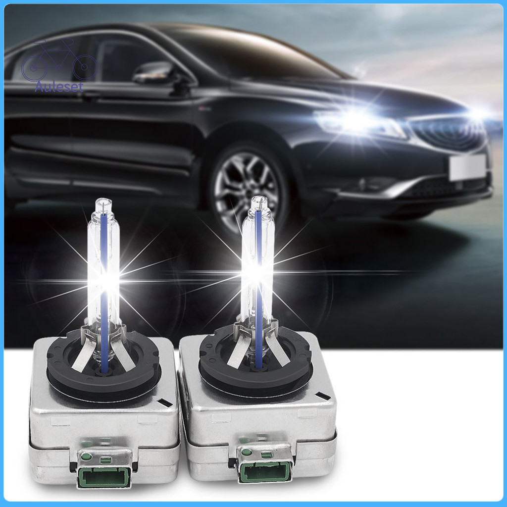Auleset 2 Chiếc D1S 35W 6000K Xenon HID Bóng Đèn Kim Loại Trắng Đế ...