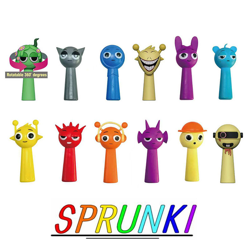 Sprunki X Sonny Angel Hippers Nhân Vật Hành Động Sprunki Incredibox Đồ ...