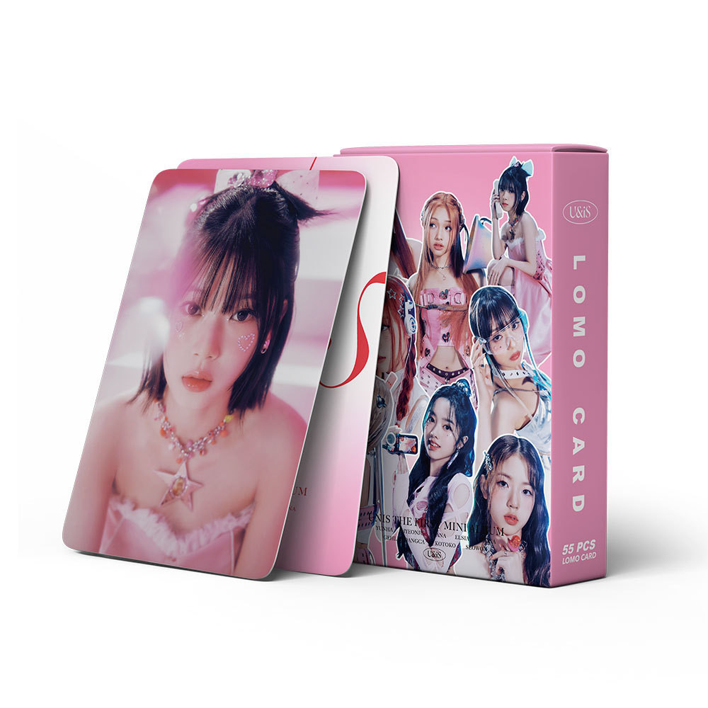 55pcs UNIS LOMO Cards The 1st Mini Album WE UNIS Photocards HYEONJU ...
