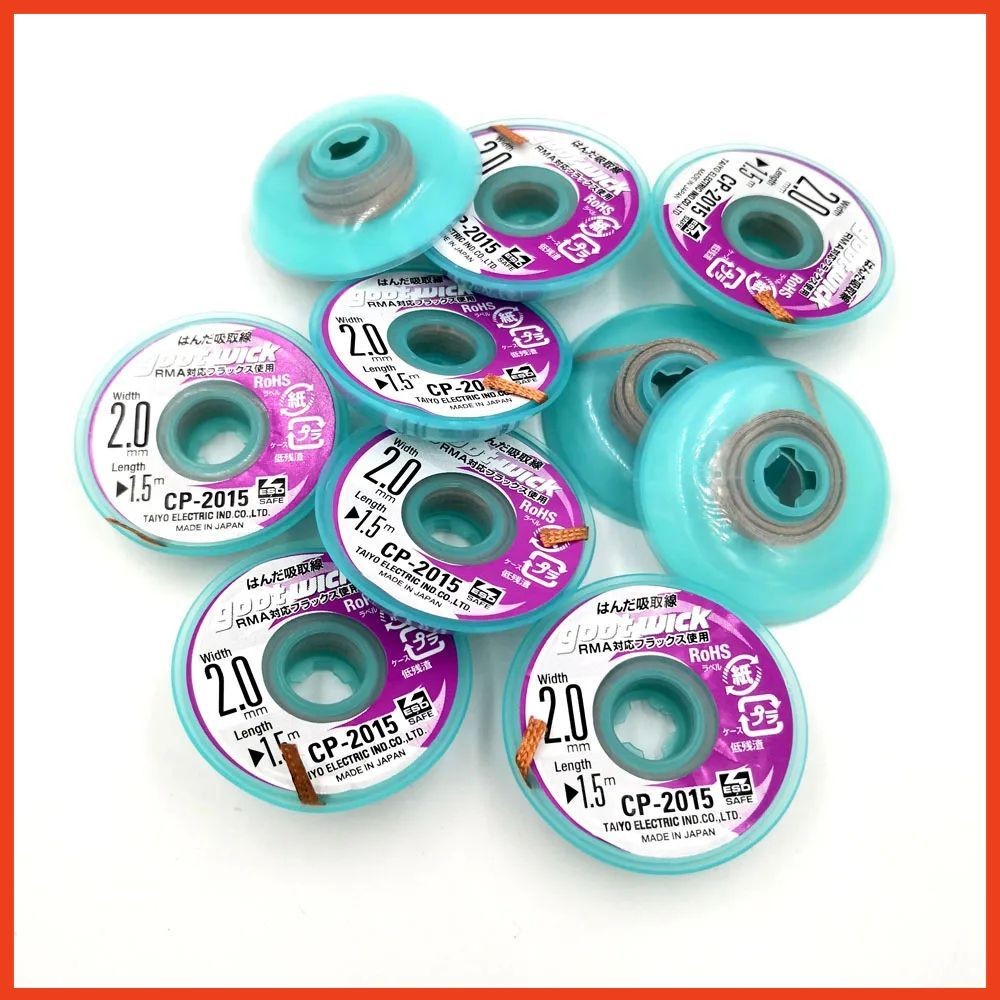Combo 10 Cuộn Dây Đồng Hút Thiếc GOOT WICK CP-1515 và CP-2015 | Shopee Việt Nam