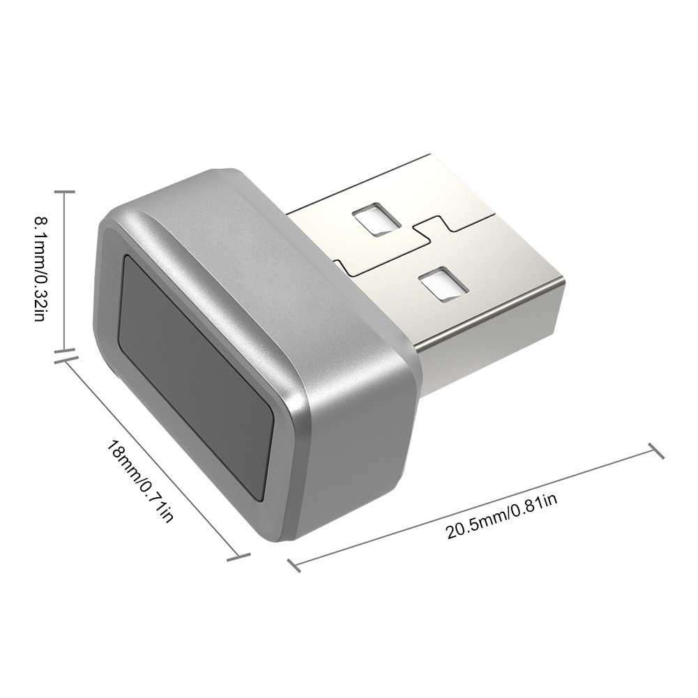 Đầu đọc chìa khóa vân tay USB FIDO U2F Windows Hello Mini Đầu đọc vân ...