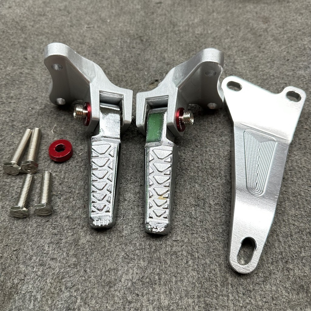 Gác Chân Malay Kèm Pát Treo Pô CNC Cho Ex150/155 Dày 10Li, Winner/Sonic ...