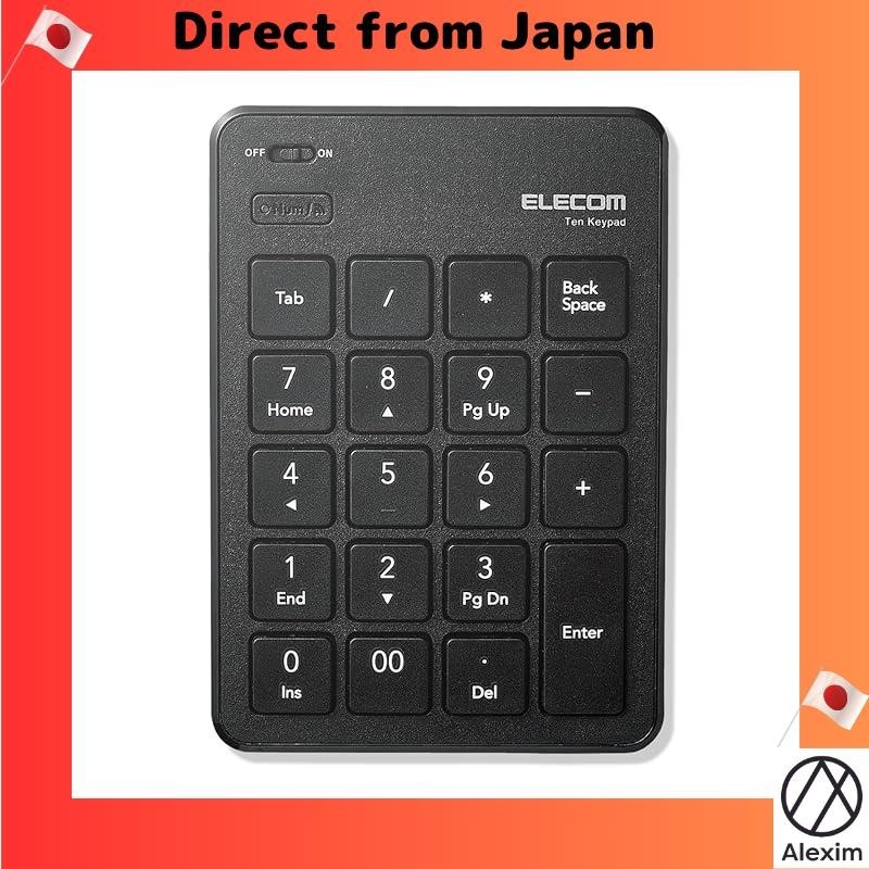 [Direct from Japan]ELECOM Numeric Keypad Bluetooth Pantograph Thin Black TK-TBP020BK | Shopee ...