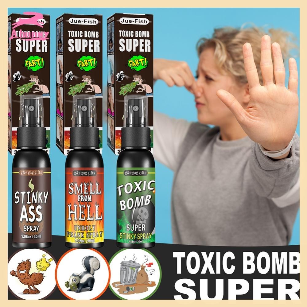 [Abunny.vn] Halloween 30ml Fart Gag Spray Đồ chơi xếp nếp Mùi hôi thối ...