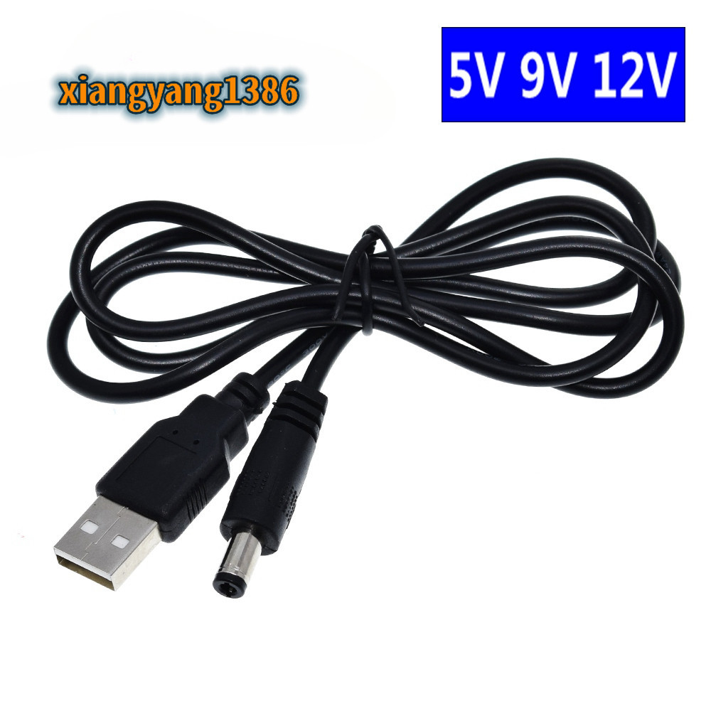 Dây tăng cường nguồn USB DC 5V sang DV 9V / 12V Mô-đun bước lên 1M Cáp ...
