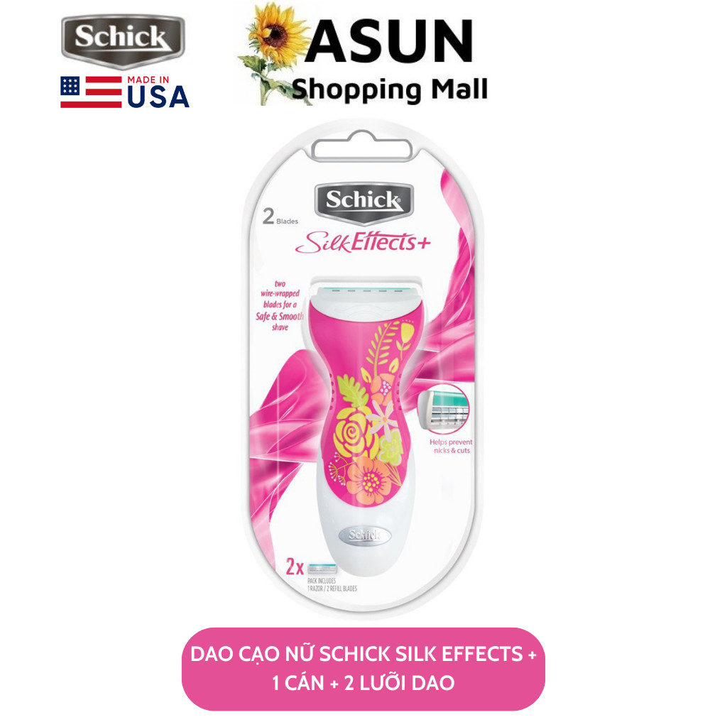 Dao Cạo Cho Nữ Schick Silk Effects 2S (1 Cán + 2 Lưỡi) Xuất Xứ & Công ...