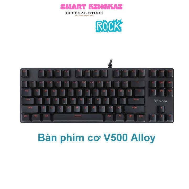 Bàn phím cơ Rapoo V500 Alloy 87 nút ( Không LED- rapoo switch ) | Shopee Việt Nam