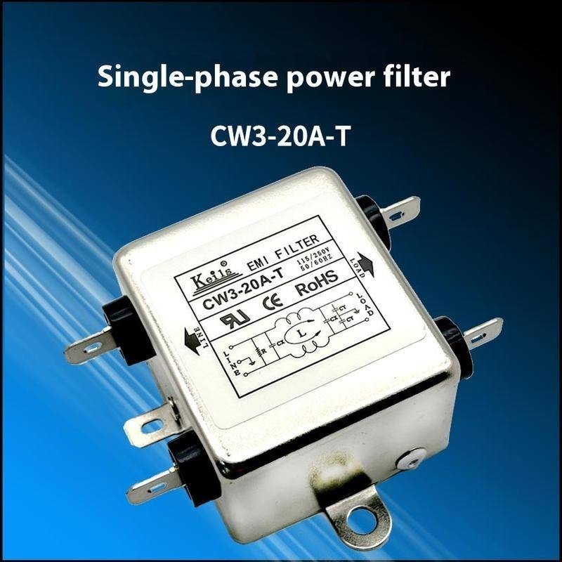 emi Power filter Bộ lọc nguồn KEILS KEILS 220V Bộ lọc một pha CW3-20A-T CW3-10A-T | Shopee Việt Nam