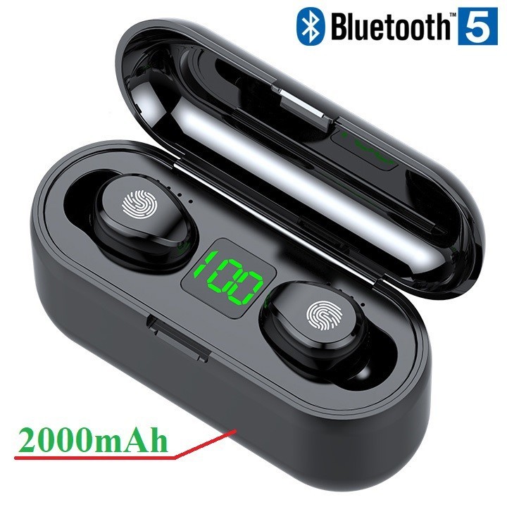 Tai nghe cảm ứng TWS F9 bluetooth phiên bản mới cao cấp pro, đàm thoại ...