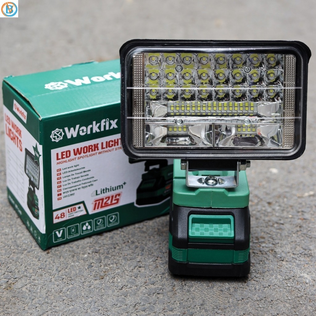 Thân bóng đèn LED Chạy pi.m máy khoan WORKFIX WF-L48 70W 48 LED siêu ...