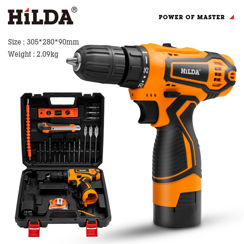 Hilda Pin Lithium Sạc Điện Máy Khoan Tay Đa Năng Tua Vít Điện Dụng Cụ ...
