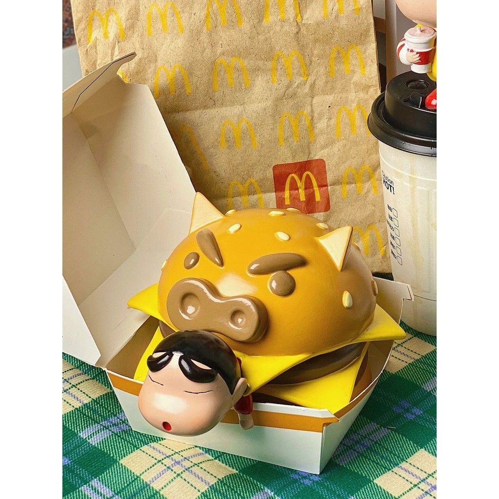Dim Sum Hộp bí ẩn Thời gian] Crayon Shin-Chan Burger Fat Toot [Đồ trang ...