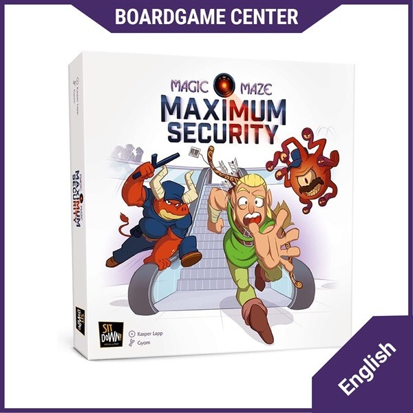 Bộ trò chơi Boardgame - Magic Maze: Maximum Security (2017) Expand the Magic Maze Mall with ...