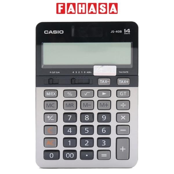 Máy Tính Văn Phòng Casio JS-40B - Màu Đen | Shopee Việt Nam