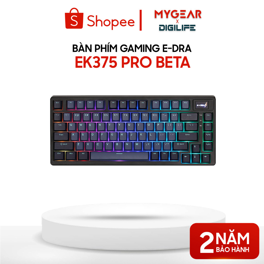 Bàn Phím Cơ Gaming E-Dra EK375 Pro / EK375 / EK375 V2 Alpha / Beta ...