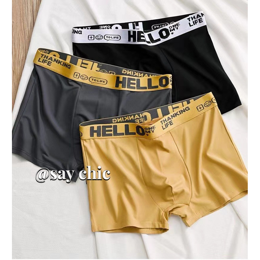Quần lót nam SAY CHIC, đồ lót cotton nhẹ, thoáng khí, mỏng, thoải mái ...