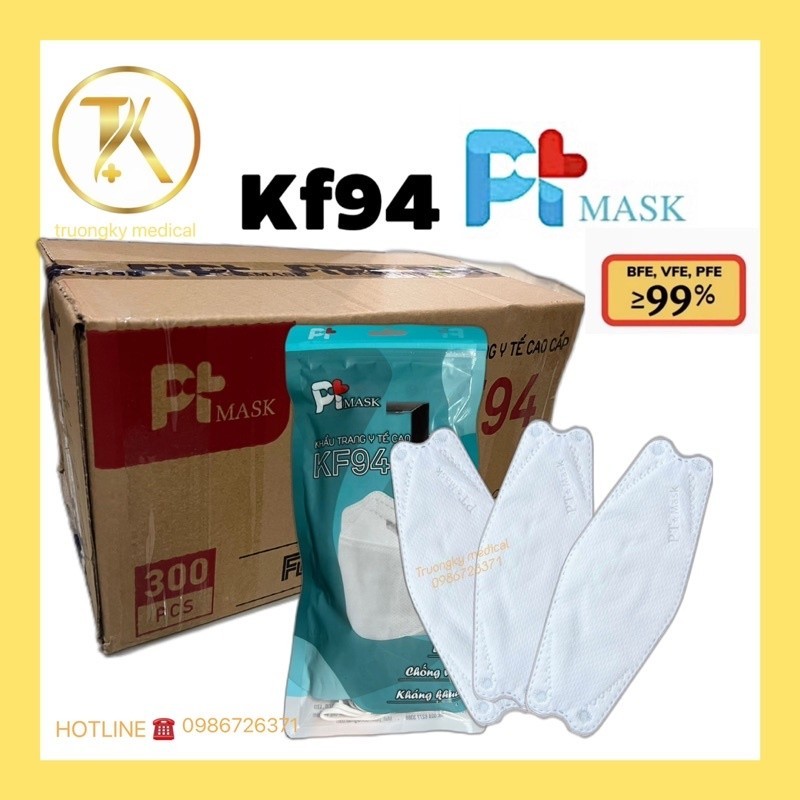 [SỈ THÙNG 300c] khẩu trang y tế KF94 PHƯƠNG TUYẾN , KF94 PT MASK KIỂU DÁNG HÀN QUỐC | Shopee ...