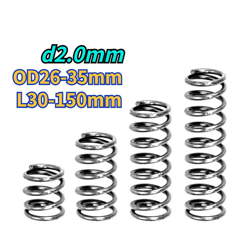 [Hnk] Lò xo inox 304 Nén tùy chỉnh Hấp thụ sốc Trở lại Kích thước mạnh Lò xo nén dây thép lò xo ...