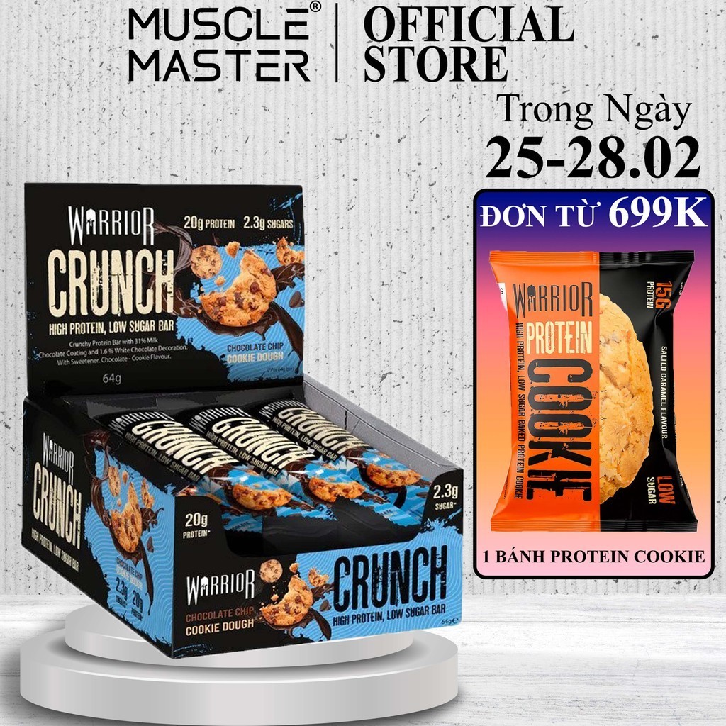 [Đã Bán 948] Thanh Protein Bar Tăng Cơ Warrior Protein Bar 1 Thanh ...